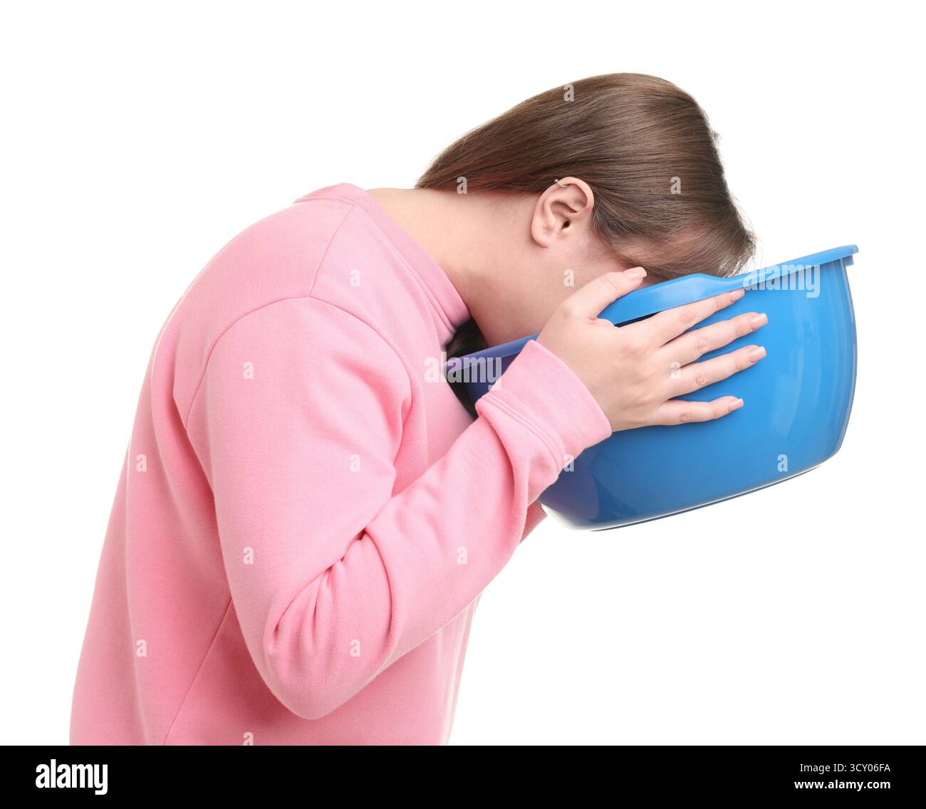 Unwell woman suffer from Cut Out Stock Images & Pictures - Alamy