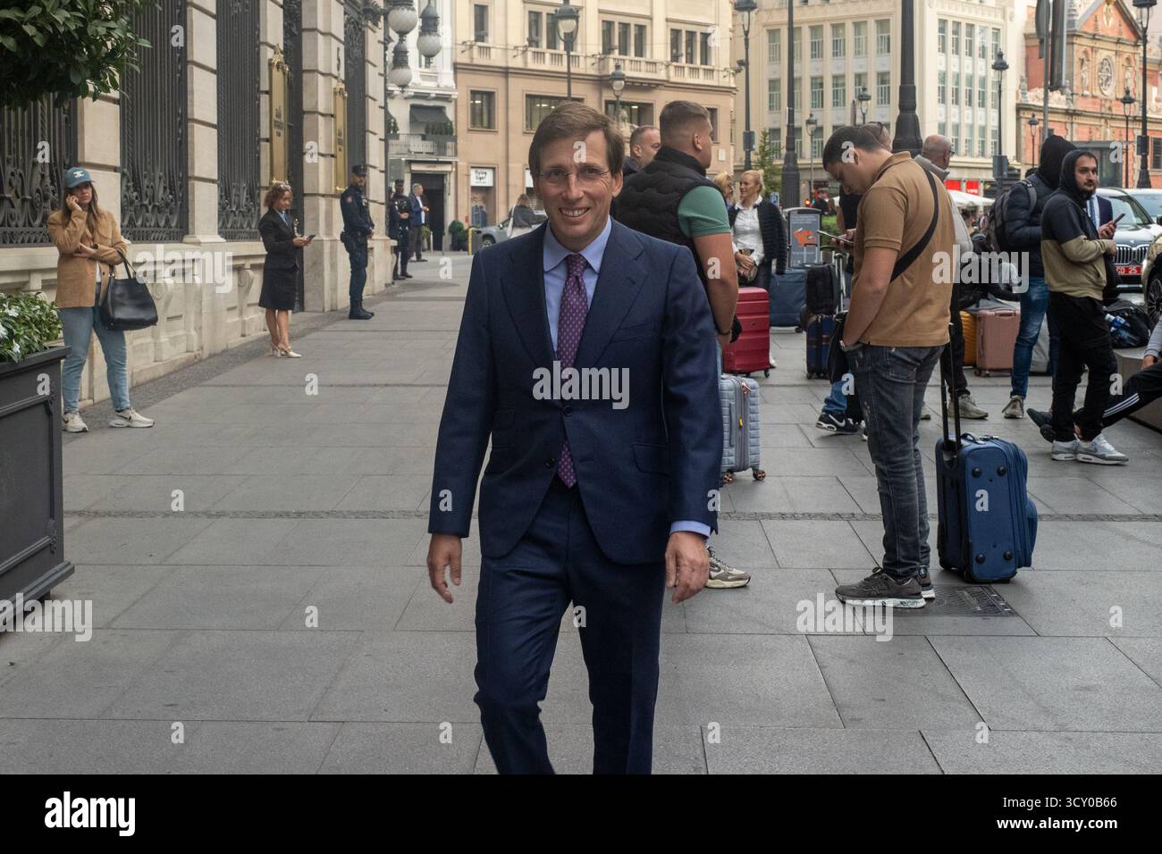 Madrid, Spain. 16th Oct, 2025. José Luis Martínez-Almeida, Mayor of ...