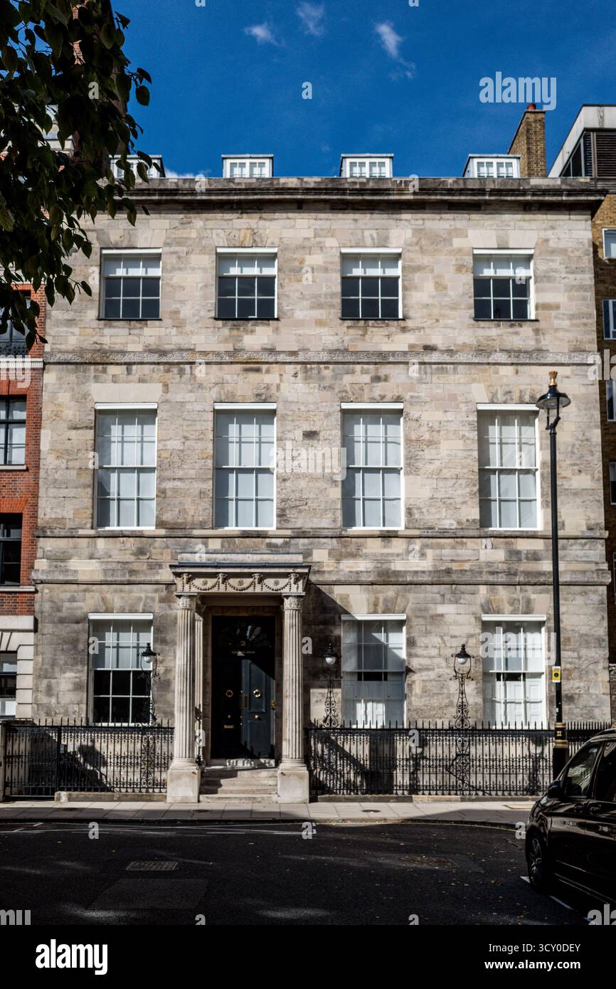 Chandos House London. A Grade I listed building at N° 2 Queen Anne ...