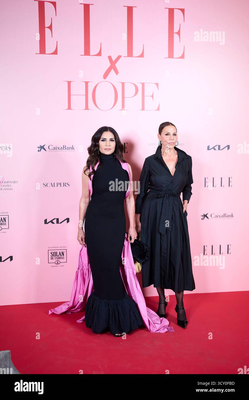 Toni Salazar, Encarna Salazar from Azucar Moreno attends the fifth ...