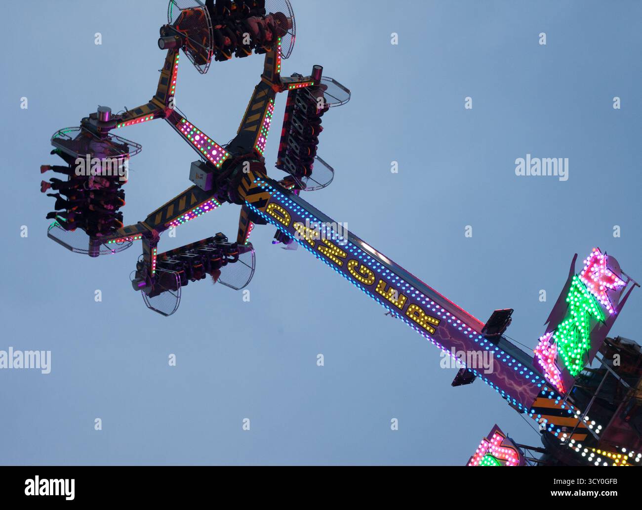 Hull Fair at dusk October 2025 Stock Photo - Alamy
