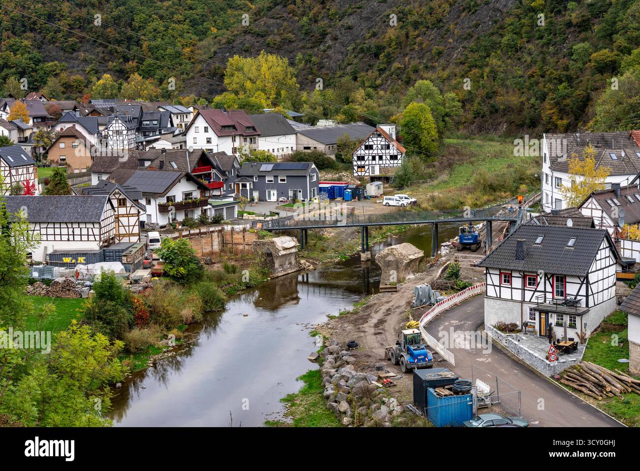 Wiederaufbau im Ahrtal, nach der Flut vom Juli 2021, Wiederherstellung ...