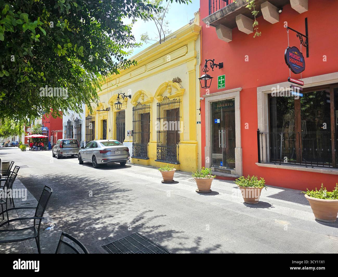 Monterrey, Nuevo Leon, Mexico - Jul 30, 2025: Colonial style buildings ...