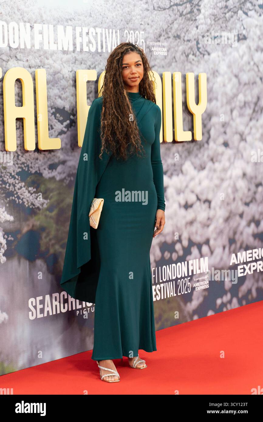 London, United Kingdom. 16th October 2025. Emily Ann Wilcox on the red ...