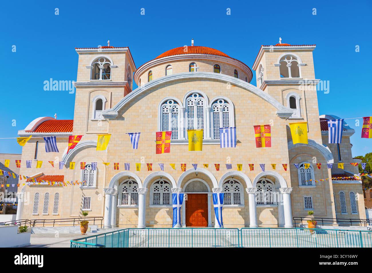 Apostle Barnabas Cathedral is modern Greek Orthodox church in Nicosia ...
