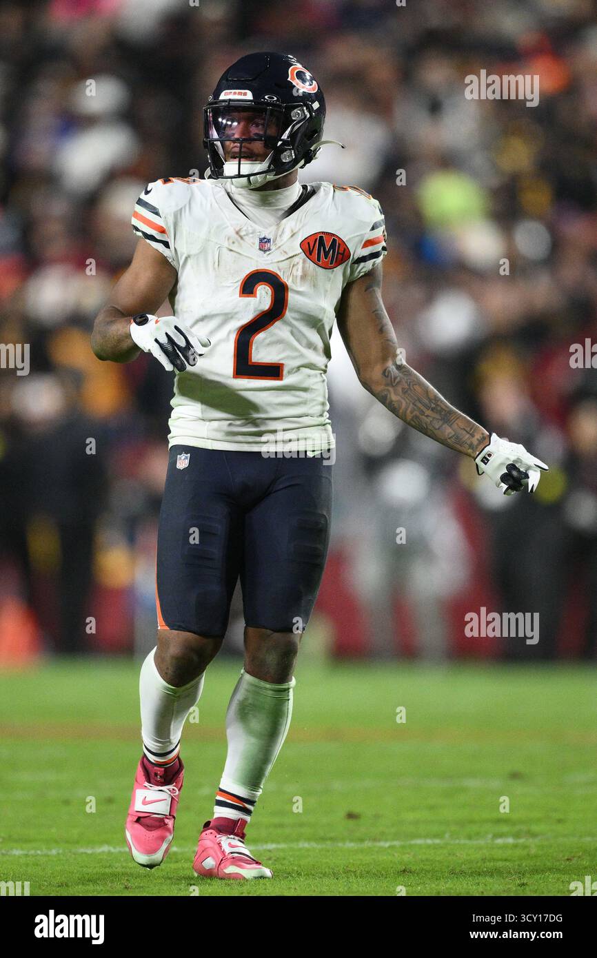 Chicago Bears wide receiver DJ Moore (2) in action during the second ...