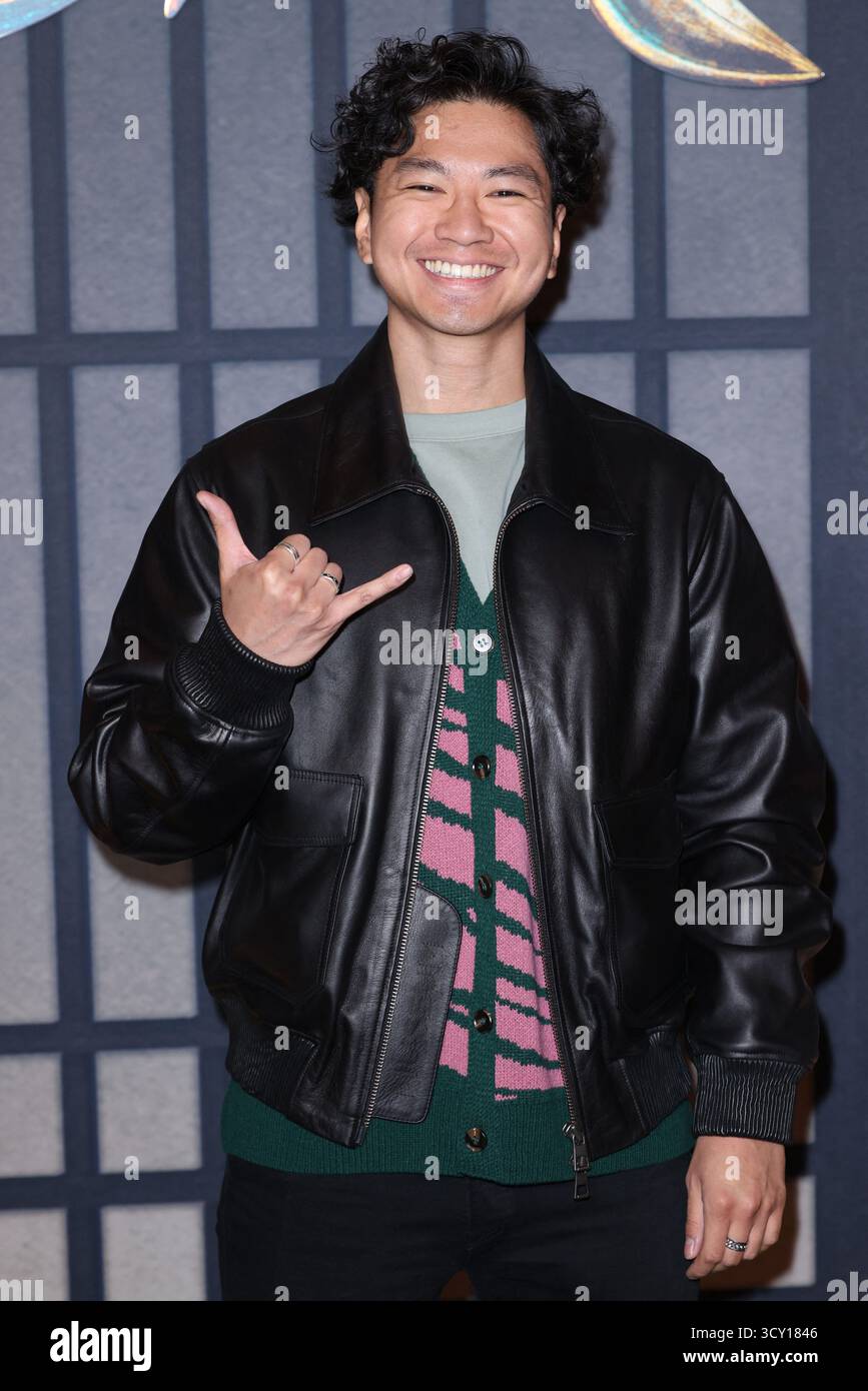 Henry Tran attends Yoroi Premiere at le Grand Rex in Paris, France on ...
