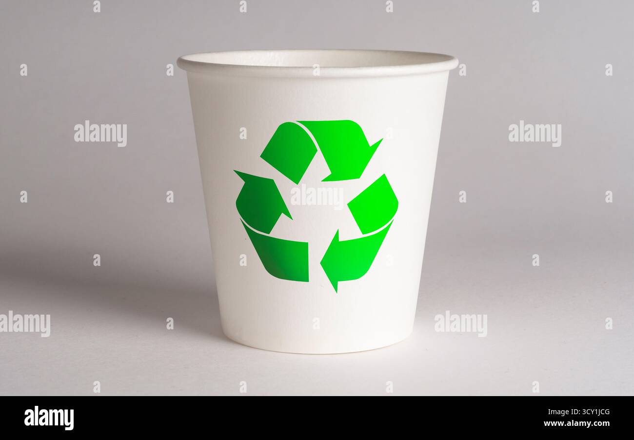 Paper cup recycling eco hi-res stock photography and images - Alamy