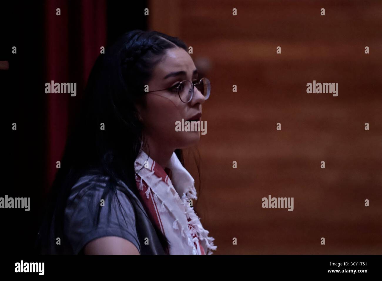 Mexico, Cdmx, Mexico. 16th Oct, 2025. ARLIN MEDRANO, an activist and ...