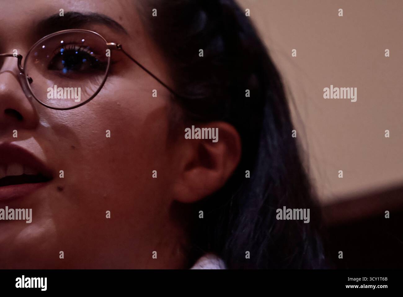 Mexico, Cdmx, Mexico. 16th Oct, 2025. ARLIN MEDRANO, an activist and ...