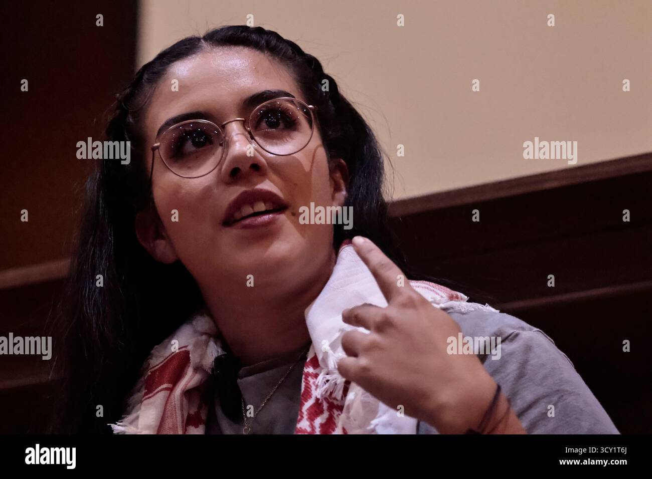 Mexico, Cdmx, Mexico. 16th Oct, 2025. ARLIN MEDRANO, an activist and ...