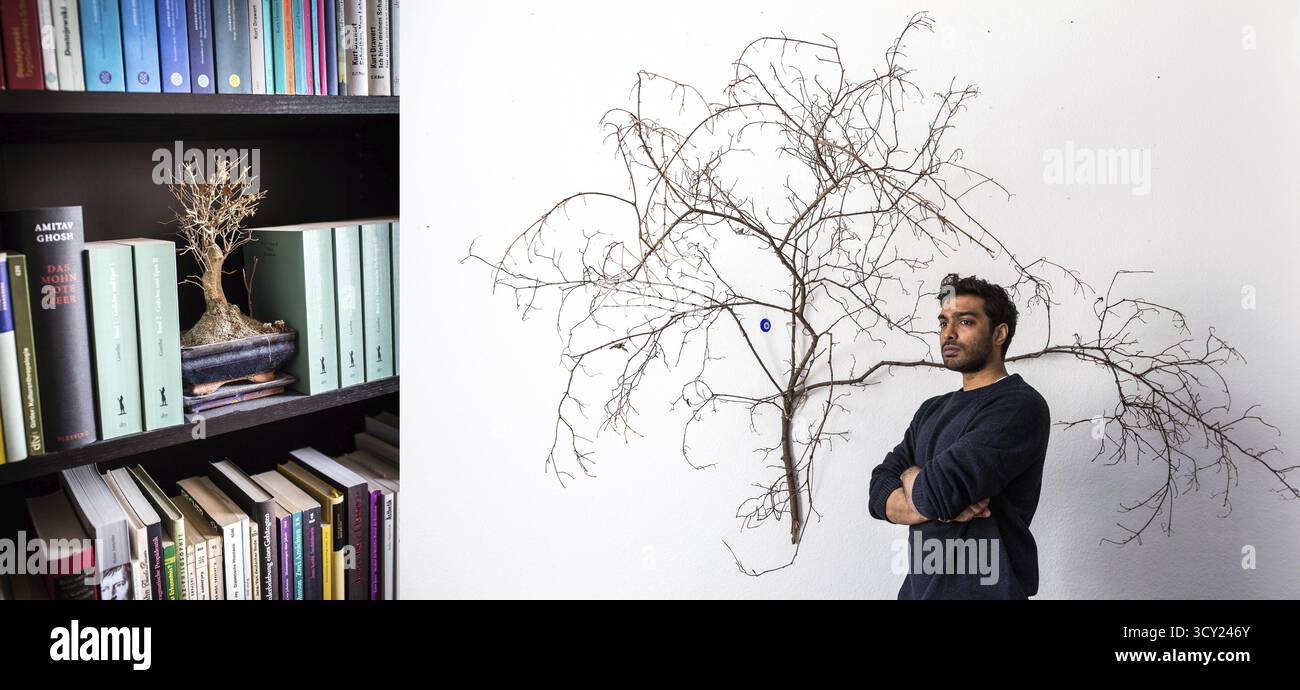DEU Germany Germany Berlin The Tamil writer Senthuran Varatharjara in ...