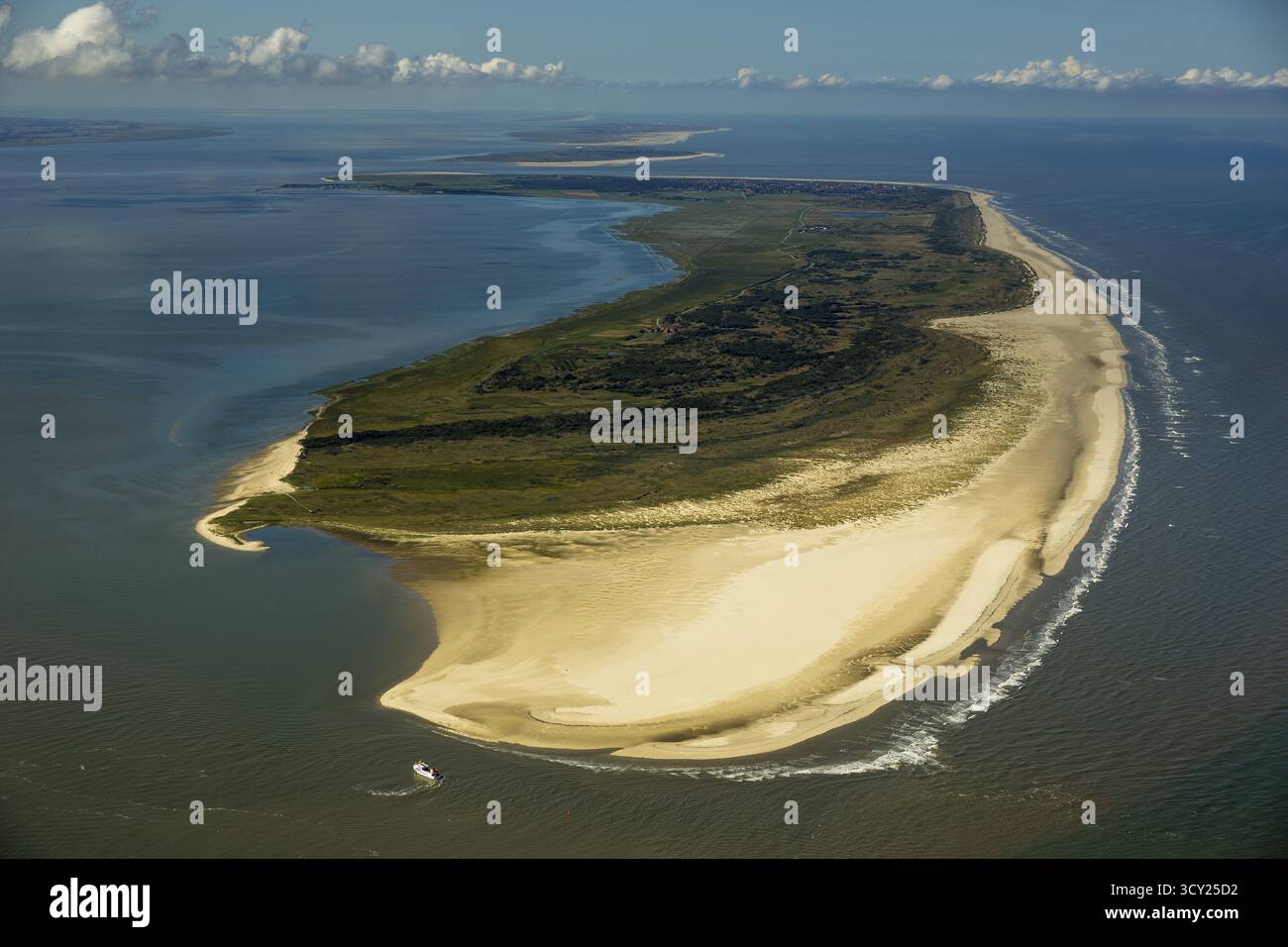 Aerial view spiekeroog germany hi-res stock photography and images - Alamy