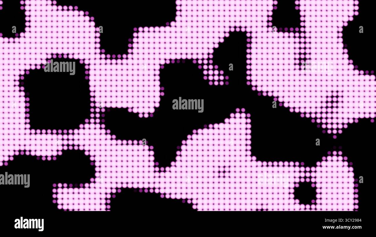Pink halftone animated pattern hi-res stock photography and images - Alamy