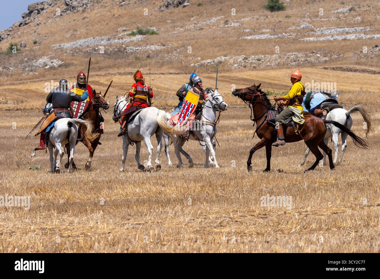 Battle between crusaders and muslims hi-res stock photography and ...
