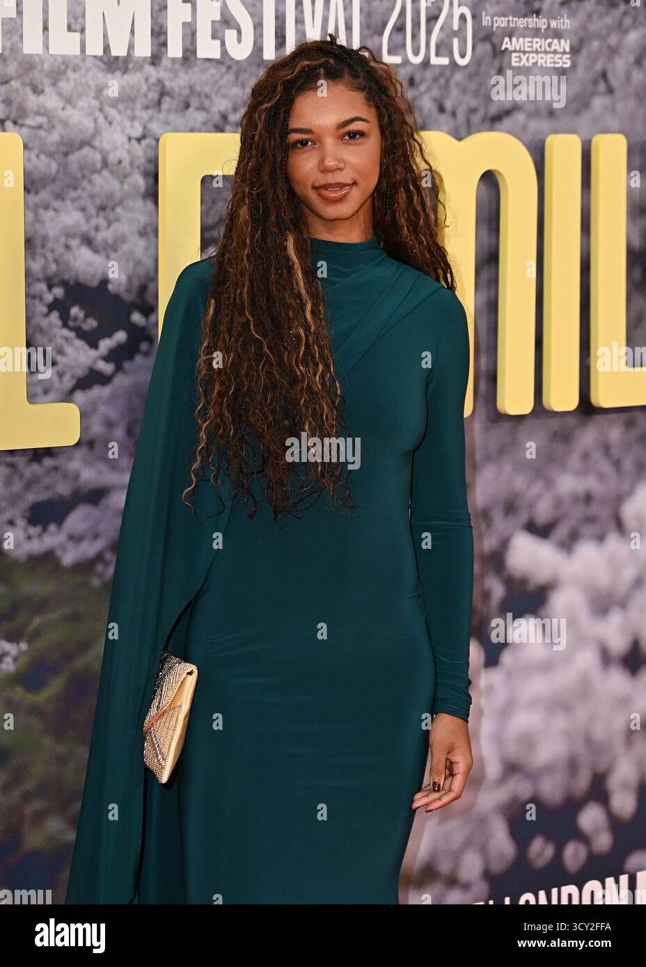 Emily Ann Wilcox attends "Rental Family" Premiere during the BFI London ...