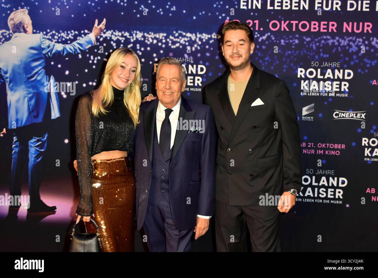 abb Roland Kaiser mit Tochter Annalena und Sohn Jan der Schlagersaenger ...