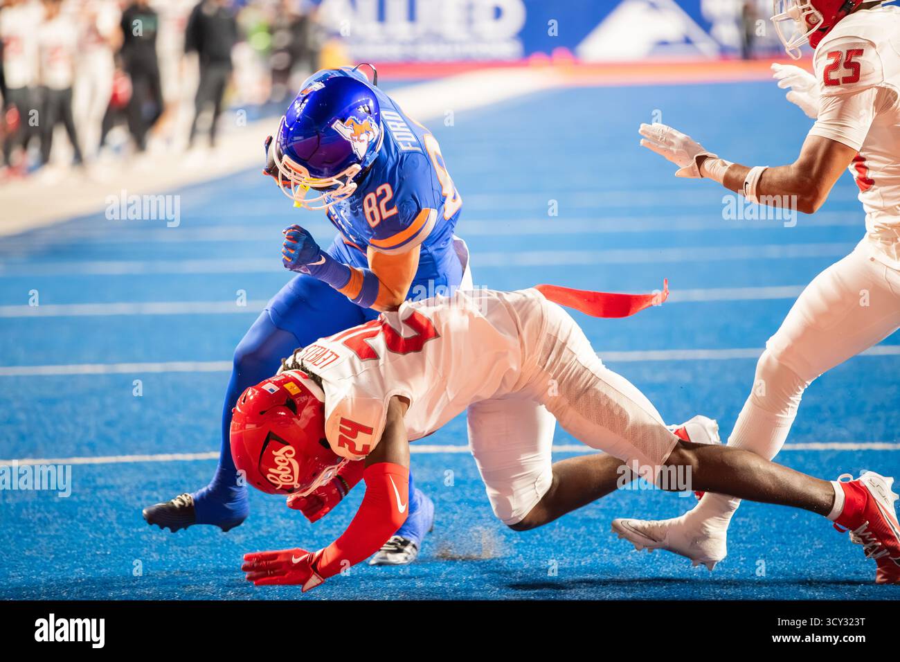 BOISE, ID - OCTOBER 11: Boise State Broncos wide receiver Ben Ford (82 ...