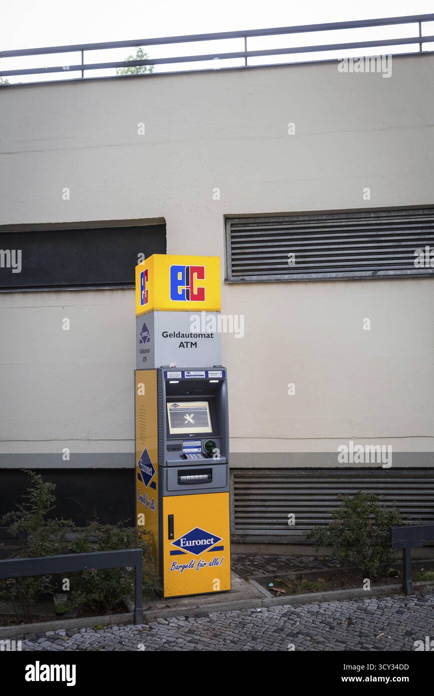 DEU Germany Germany Berlin An ATM on Motzstrasse Stock Photo - Alamy