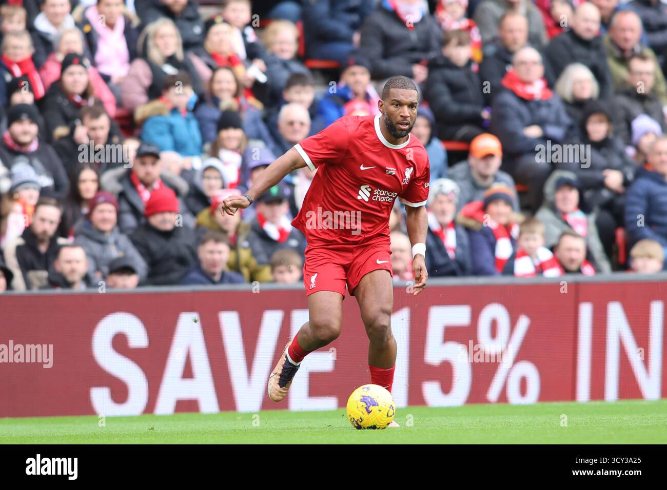 Ryan Babel during the match Liverpool FC Legends vs Ajax Legends Stock ...