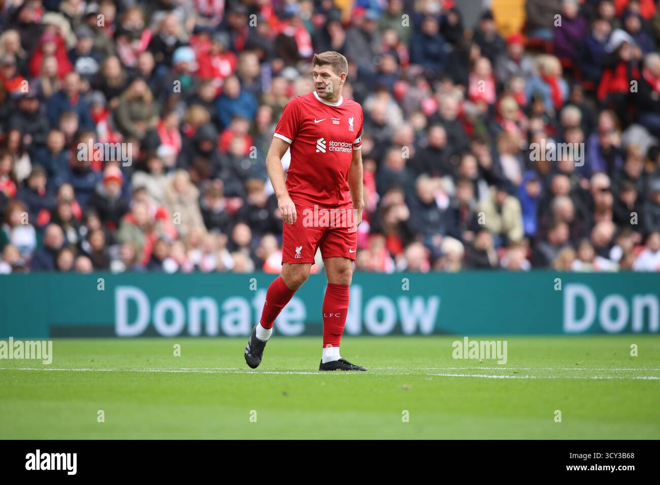 Steven Gerard during the match Liverpool FC Legends vs Ajax Legends at ...