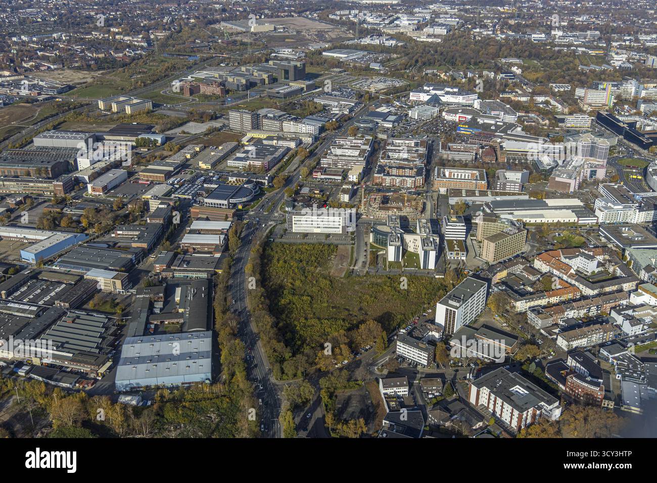 Aerial view, Cologne property developer Pantera wants to build a new ...