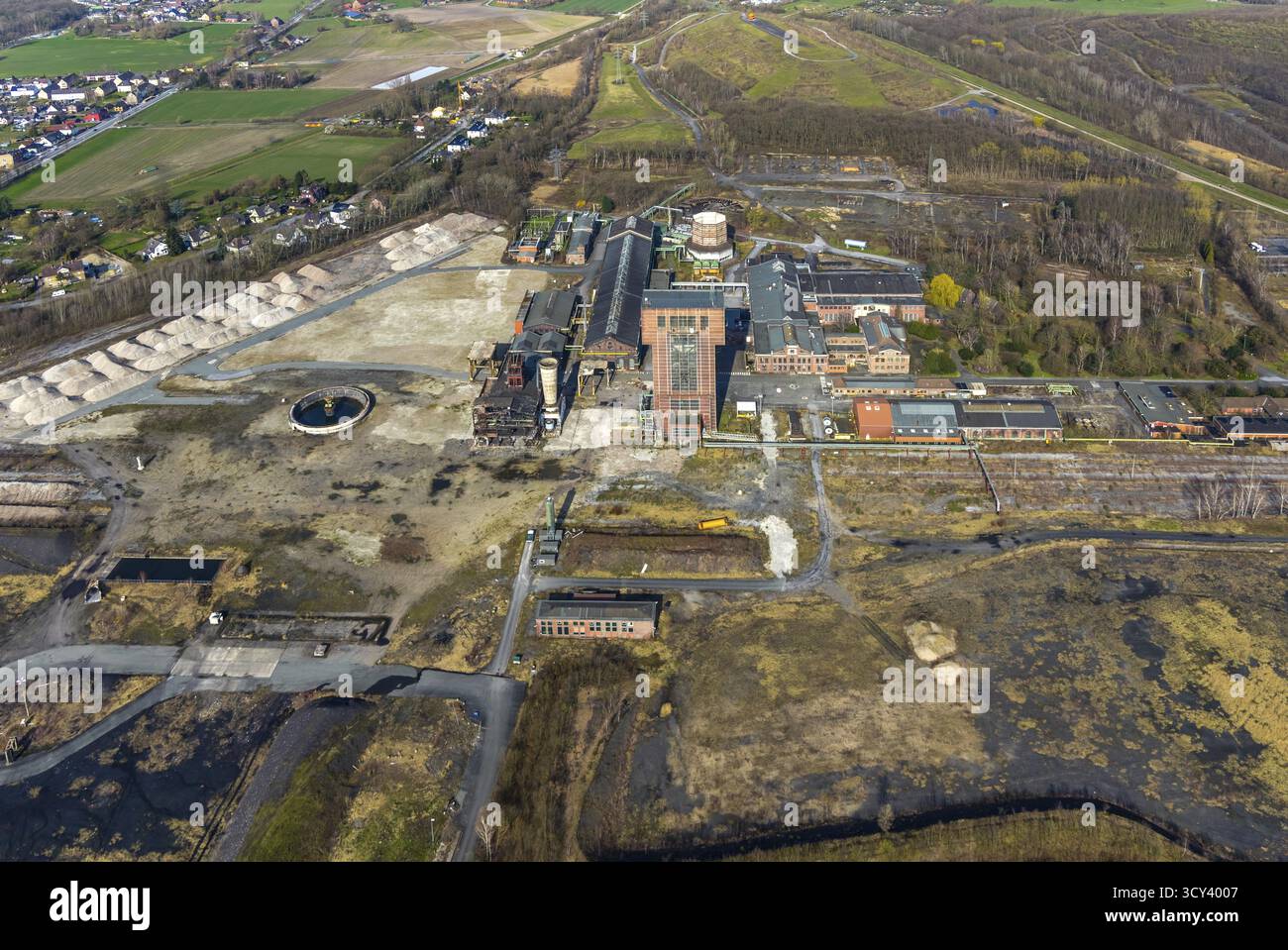 Aerial photograph, Former Ost colliery, Old Heinrich-Robert colliery ...