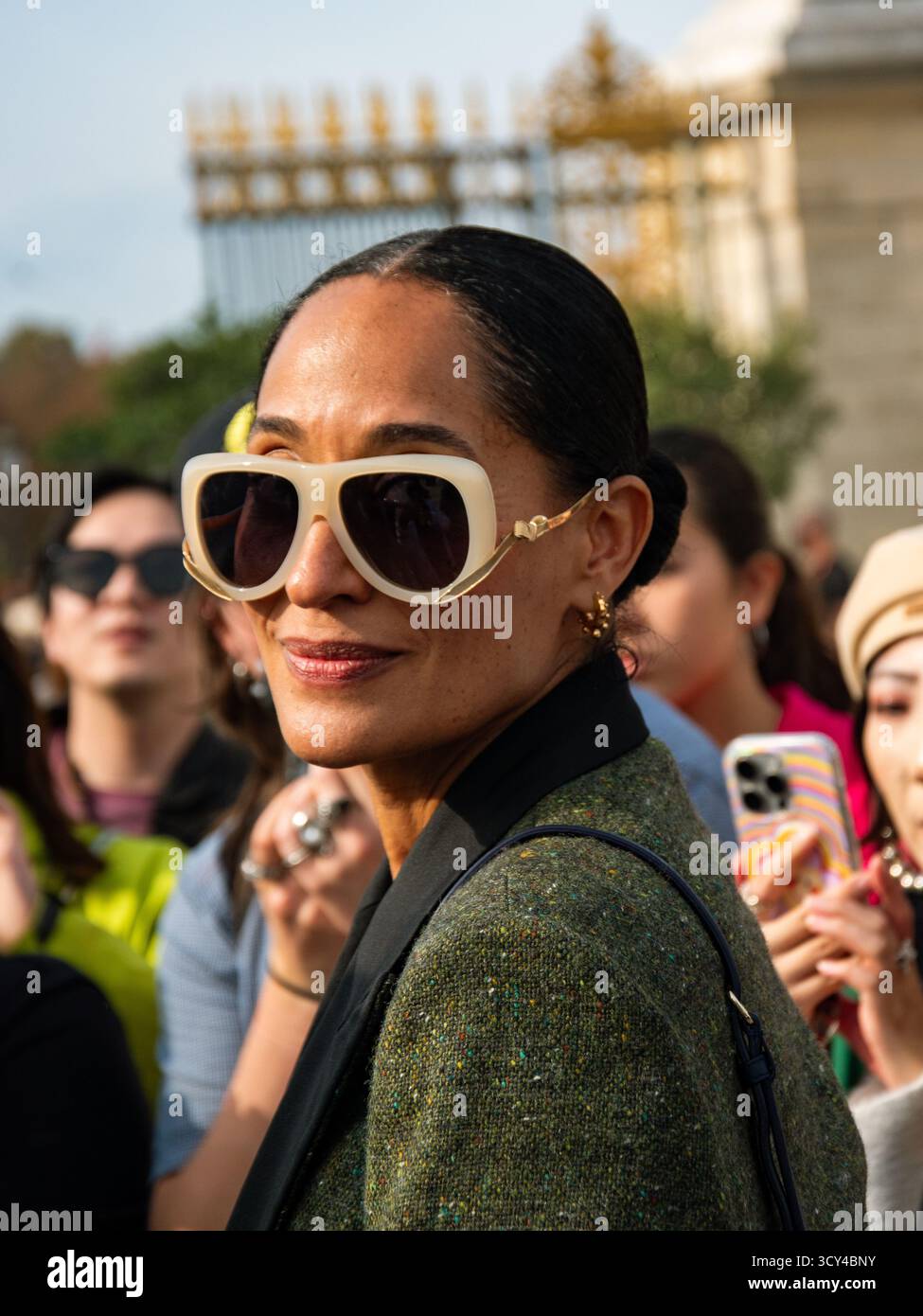 Tracee Ellis Ross coming out of Dior fashion show during Paris Fashion ...