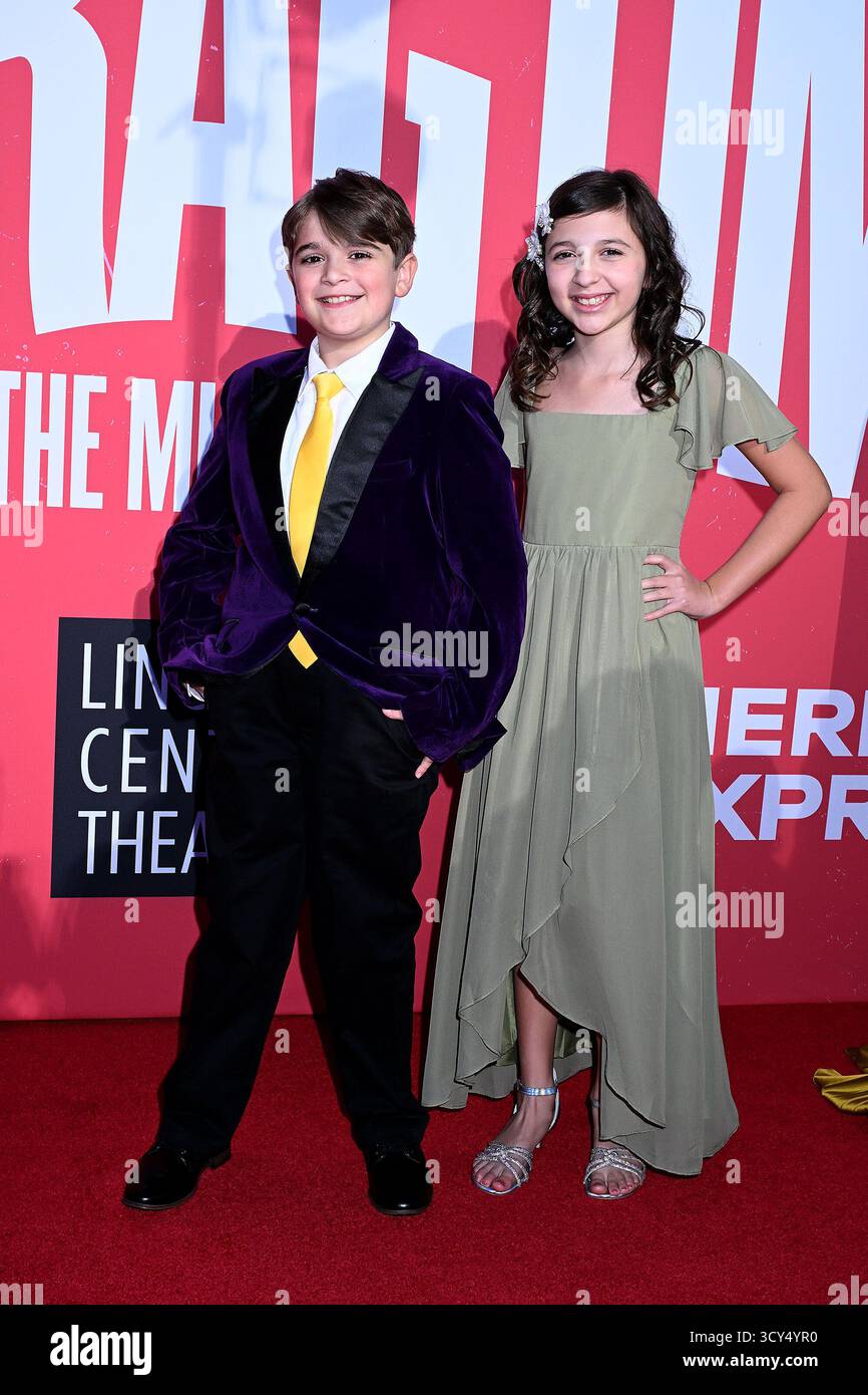 Jackson Gill and Ellie May Sennett attend Lincoln Center Theater ...