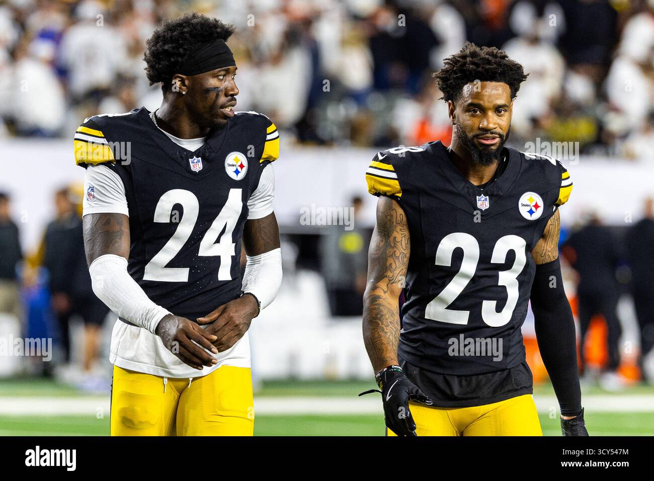 October 16, 2025: Pittsburgh Steelers defensive back Joey Porter Jr ...