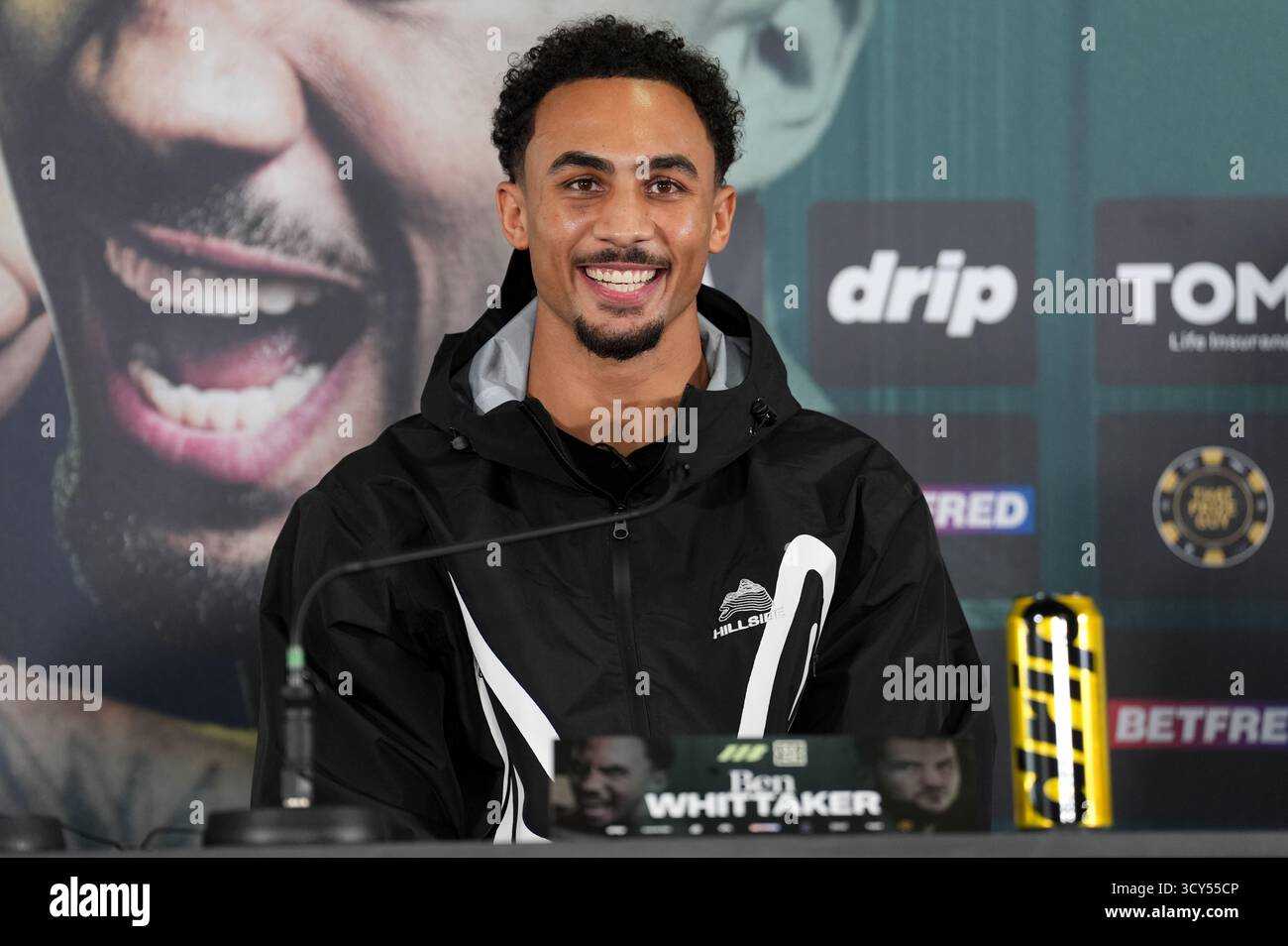 Ben Whittaker during a press conference at The Leadenhall Building ...