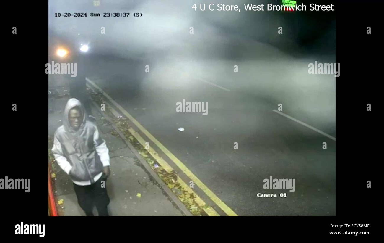 Screen grab taken from CCTV video dated 10/20/24 issued by British ...