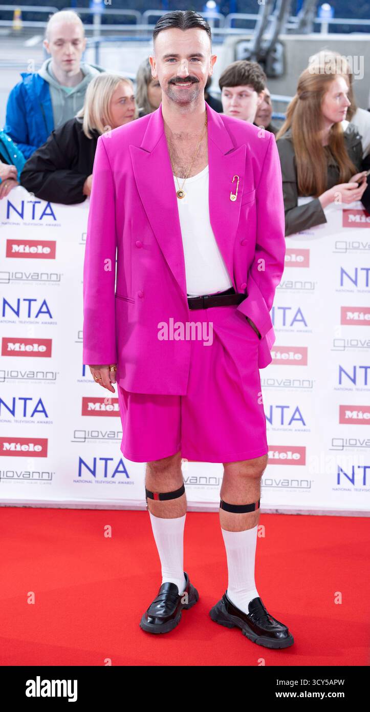 Christiaan de Vries at the NTA's 2025 at The O2 Arena london Stock ...