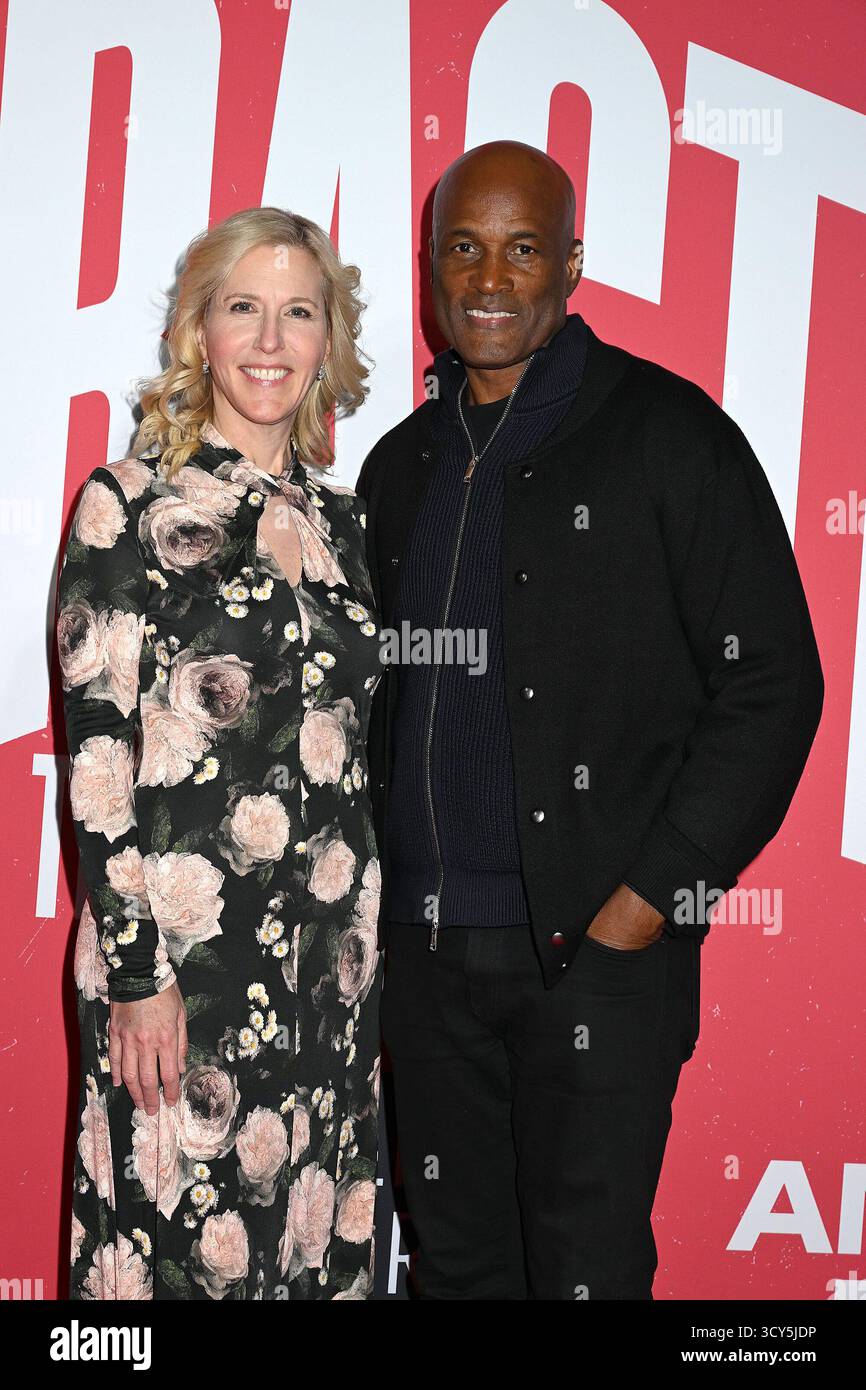 Lauren Reid and Kenny Leon attends Lincoln Center Theater Opening Night ...