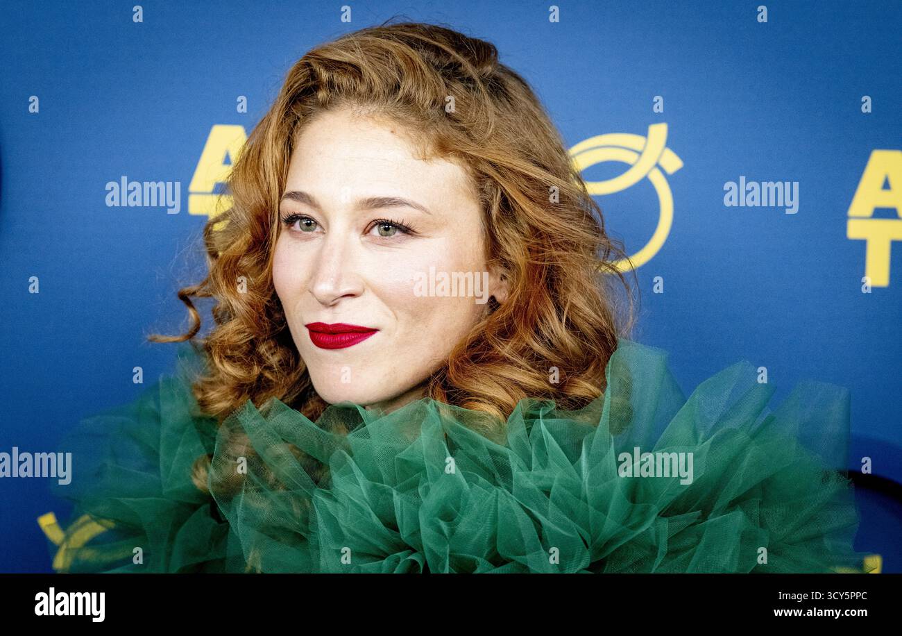 AMSTERDAM - Amber Kortzorg on the red carpet at the Carré Theatre ...