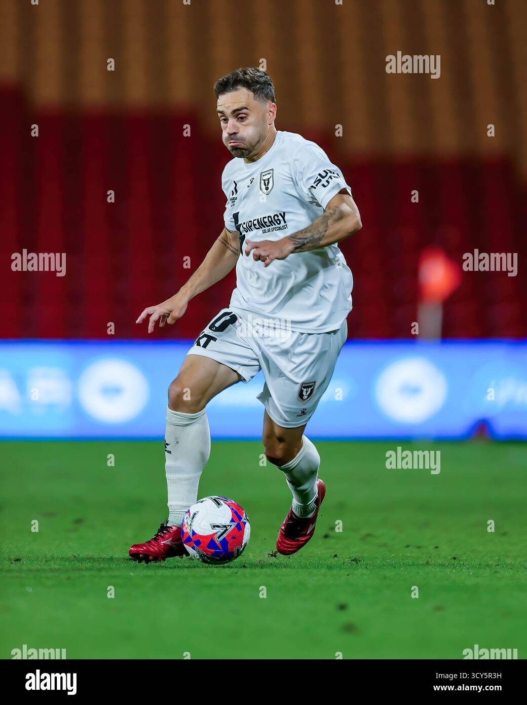 Brisbane, Australia. 17th Oct, 2025. Anthony Caceres of Macarthur Bulls ...