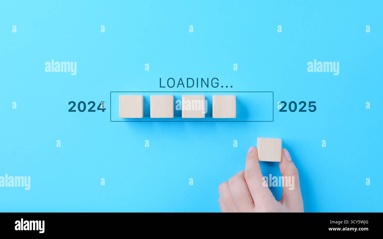 Loading 2024 2025 progress bar hi-res stock photography and images - Alamy