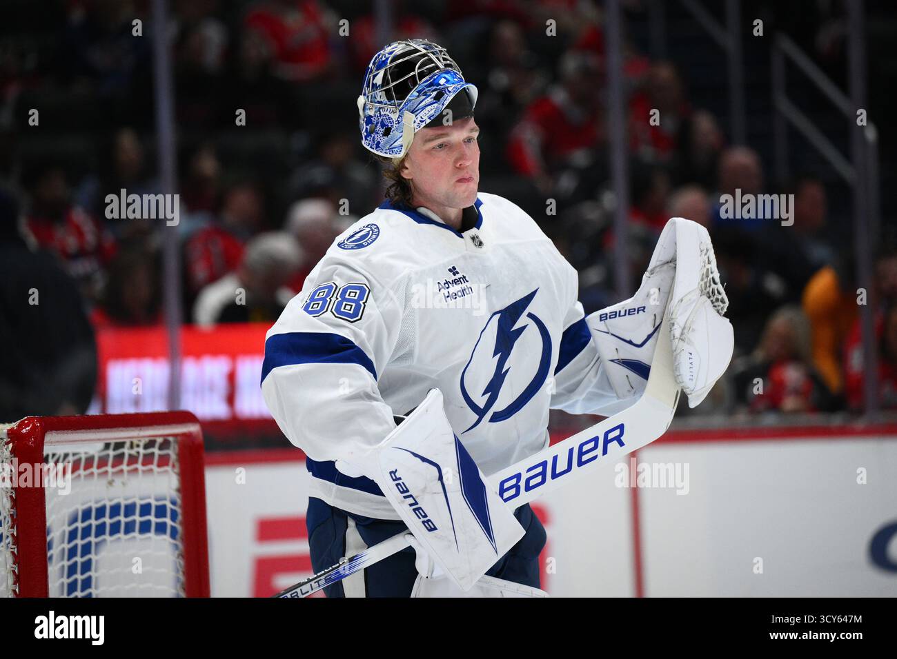 Tampa Bay Lightning goaltender Andrei Vasilevskiy (88) in action during ...