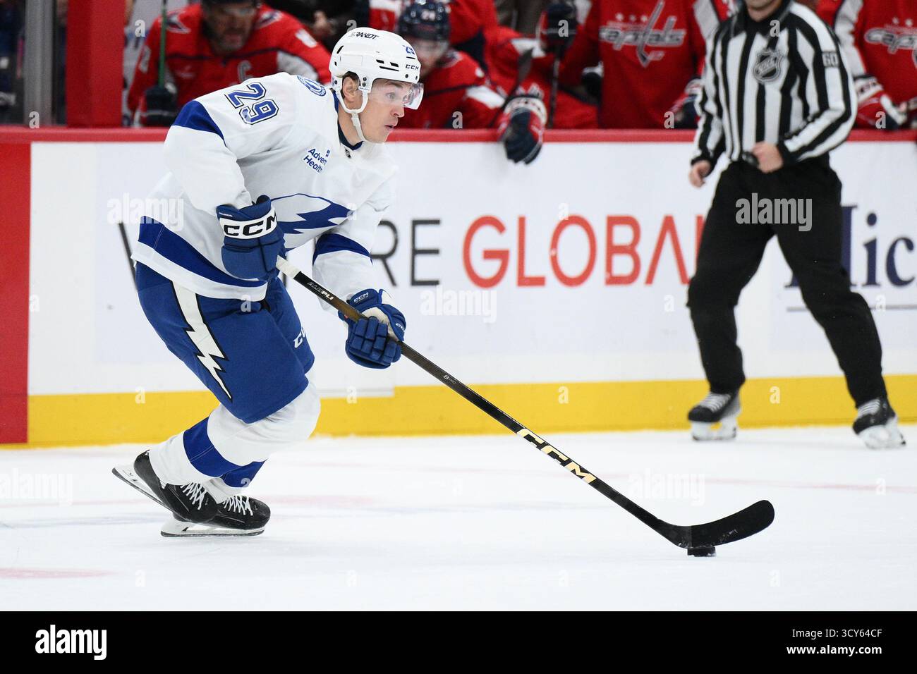 Tampa Bay Lightning right wing Pontus Holmberg (29) in action during ...