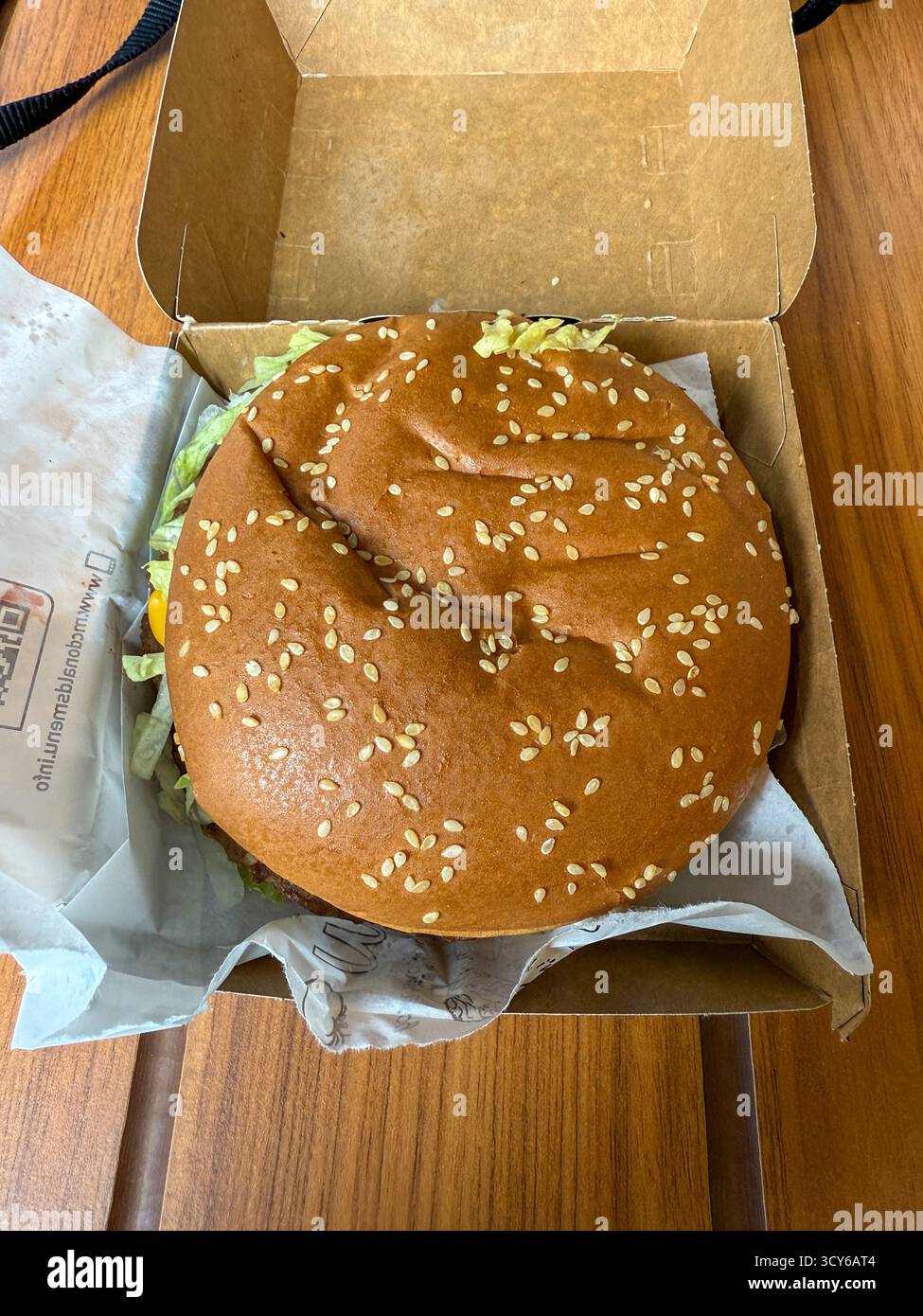 McDonalds Big Mac served in Ljubljana, Slovenia Stock Photo - Alamy