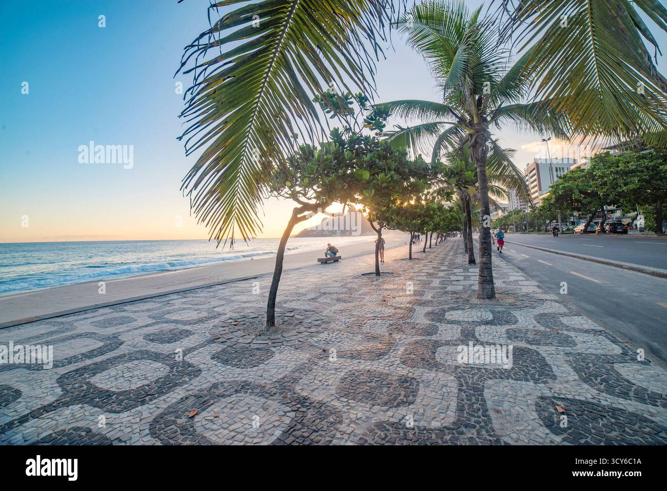 Promenade on beach morro hi-res stock photography and images - Alamy