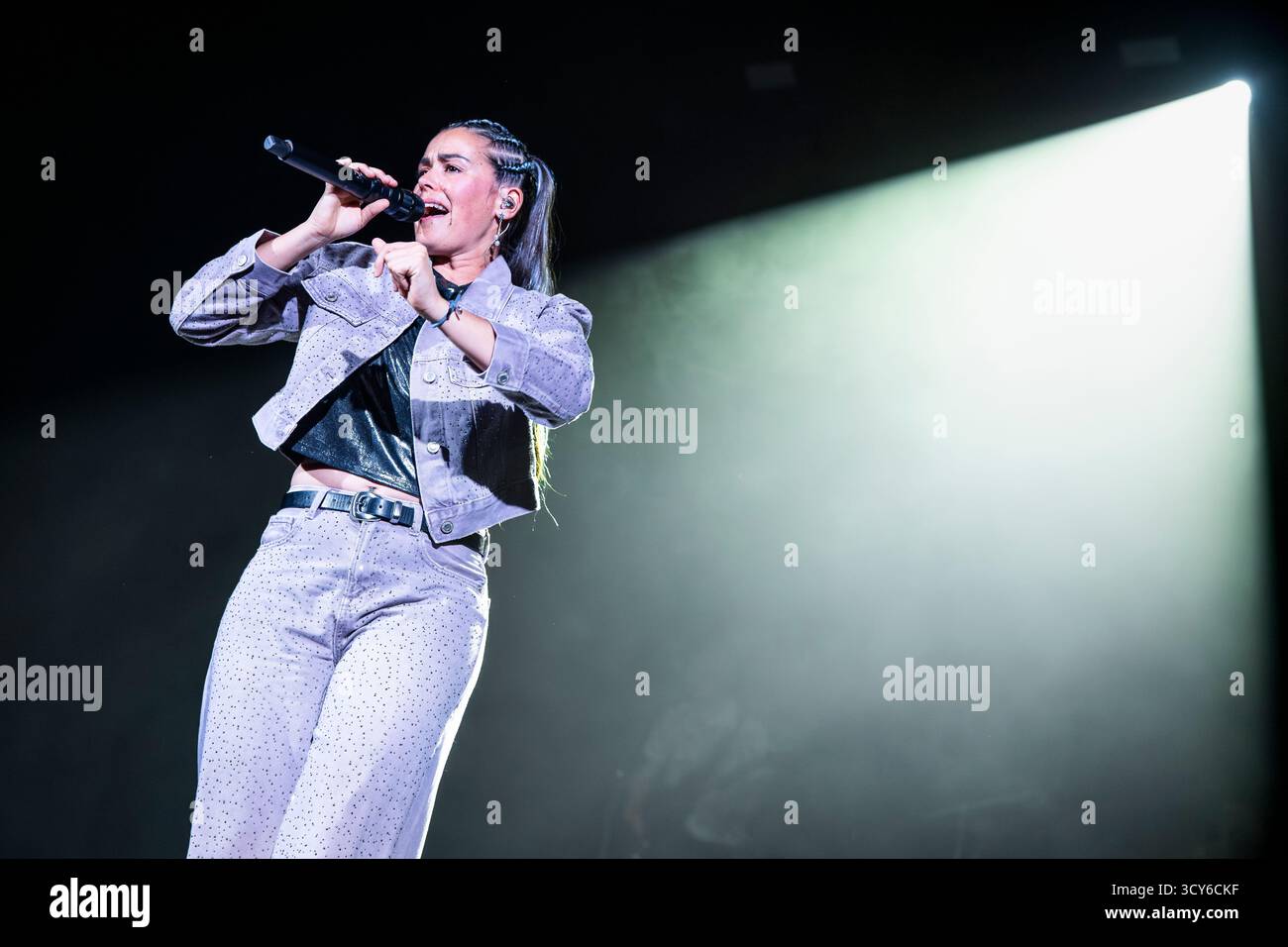 Barcelona, Spain. 2025.10.03. Isabel Aaiún perform on stage during ...