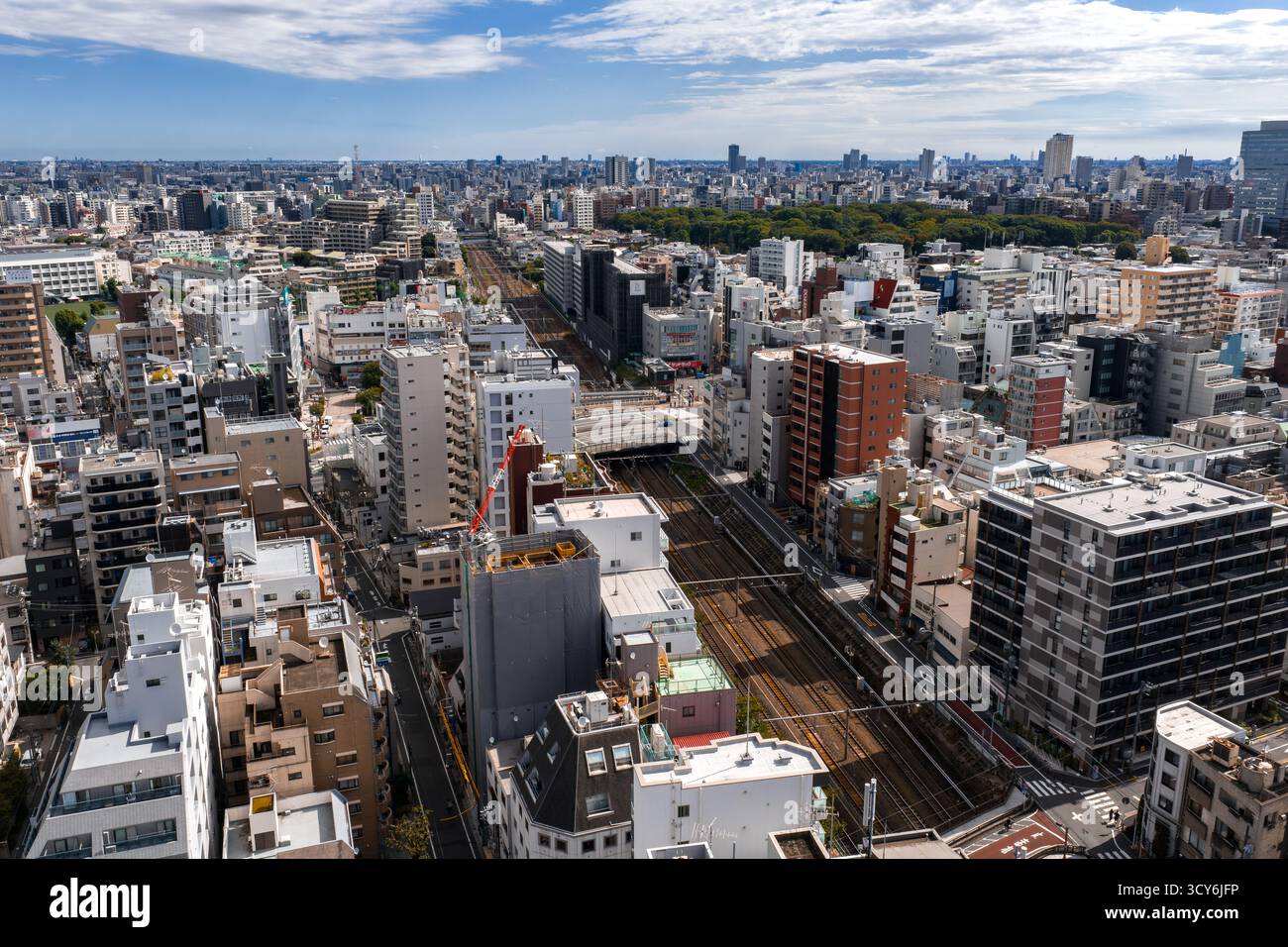 Aerial view of ueno park hi-res stock photography and images - Alamy
