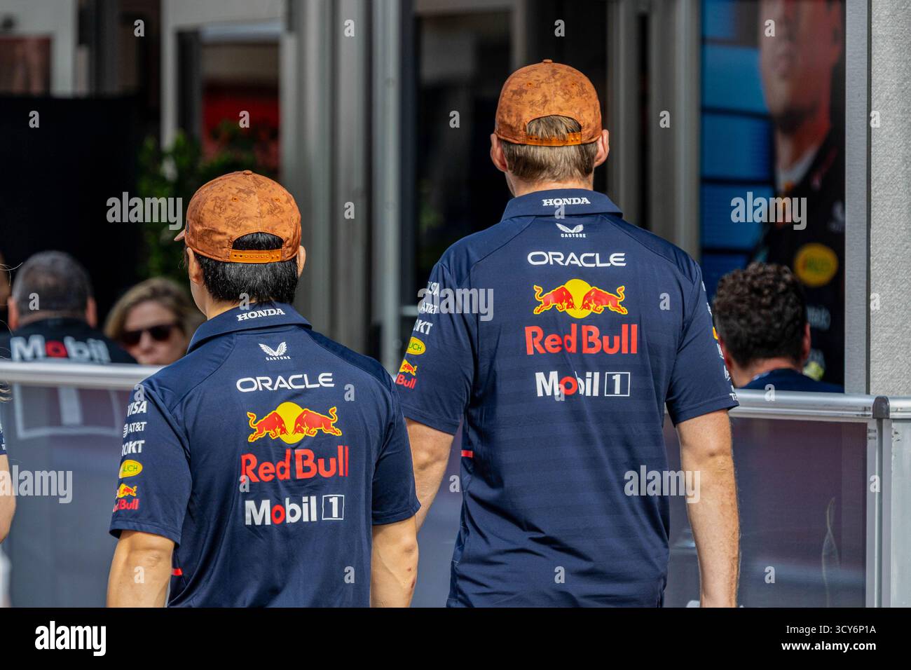 Austin, Texas, US, 17th October 2025, Max Verstappen and Yuki Tsunoda ...