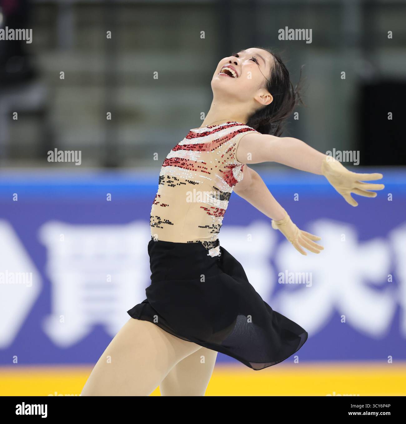Ami NAKAI of Japan performs during Women's Short Program (SP) in ISU ...