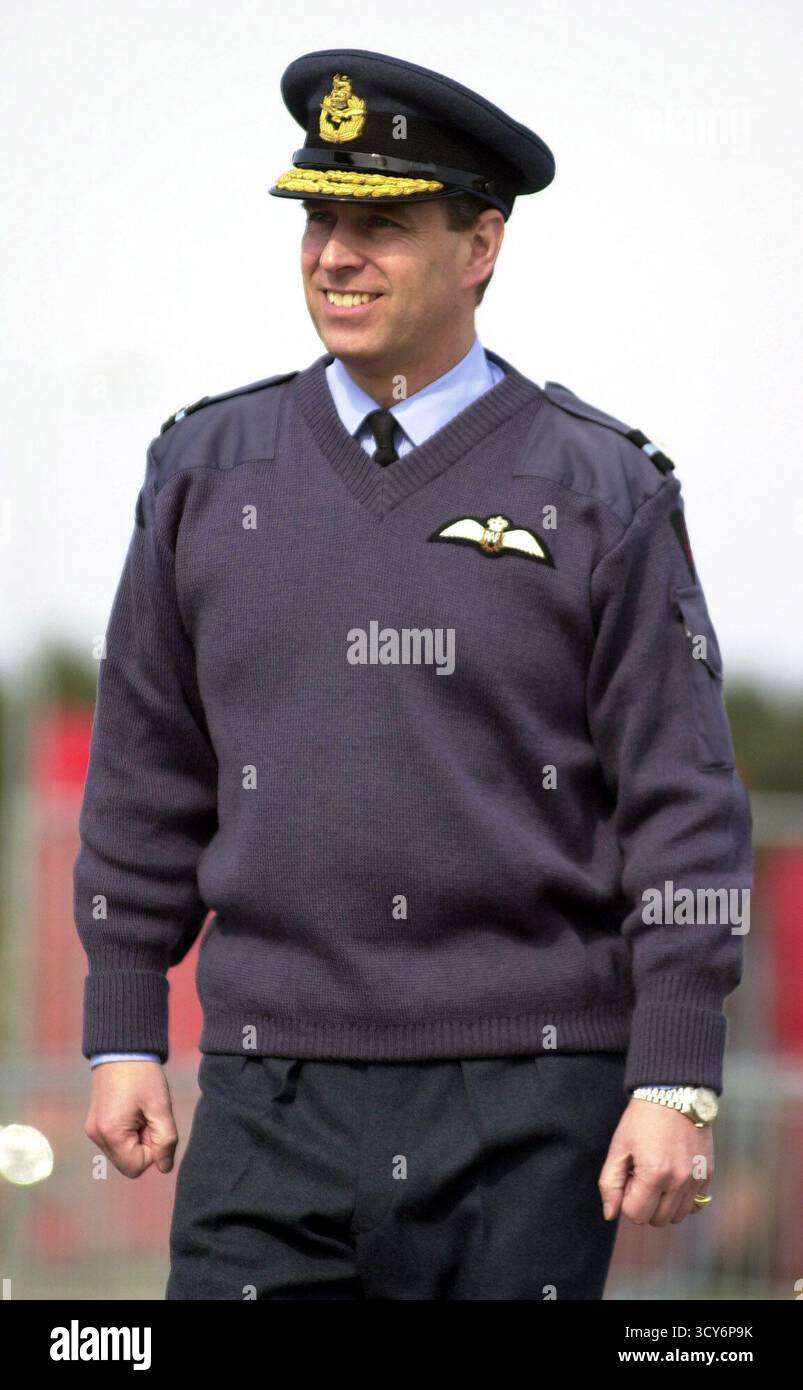 File photo dated 09/04/03 of Honorary Air Commodore at RAF Lossiemouth ...