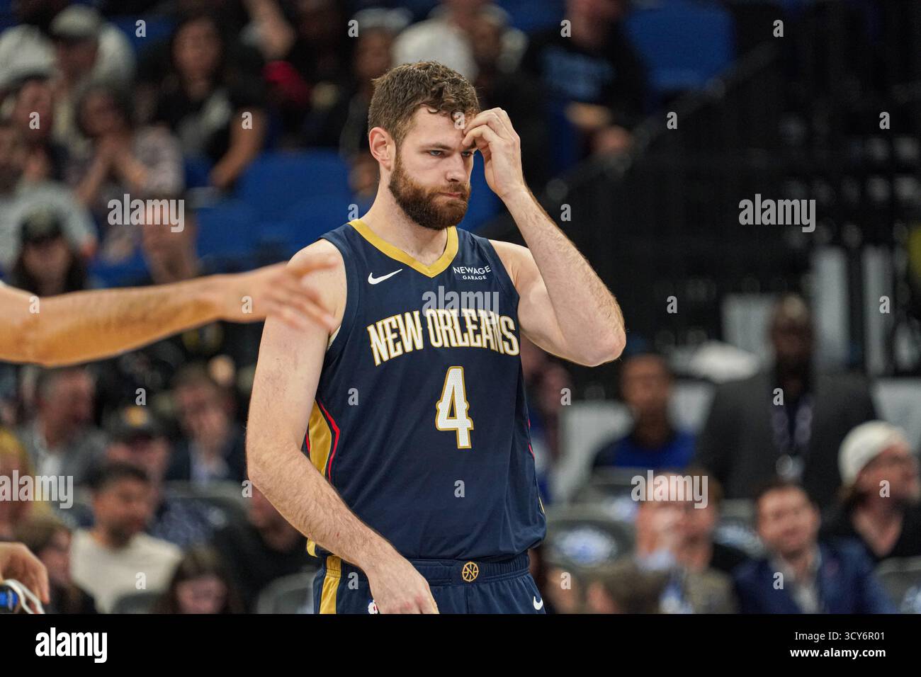Orlando, Florida, USA, October 16, 2025, New Orleans Pelicans center ...