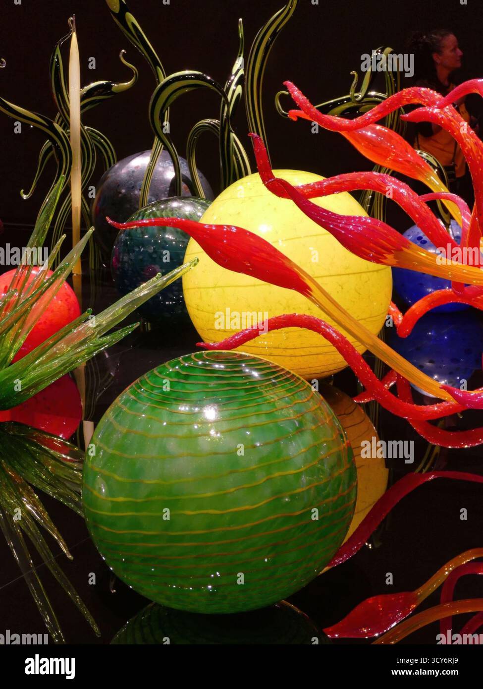 Abstract sphere featuring vibrant swirling hi-res stock photography and ...