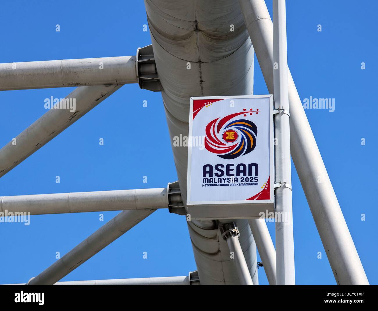 Putrajaya, Malaysia - September 06, 2025: ASEAN summit 2025 signage in ...