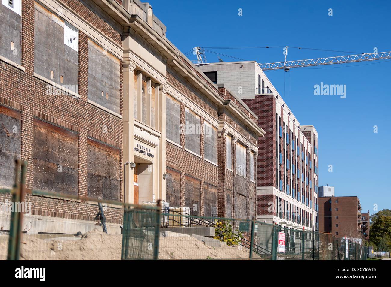 Large scale housing project with both new mid and high-rise buildings ...